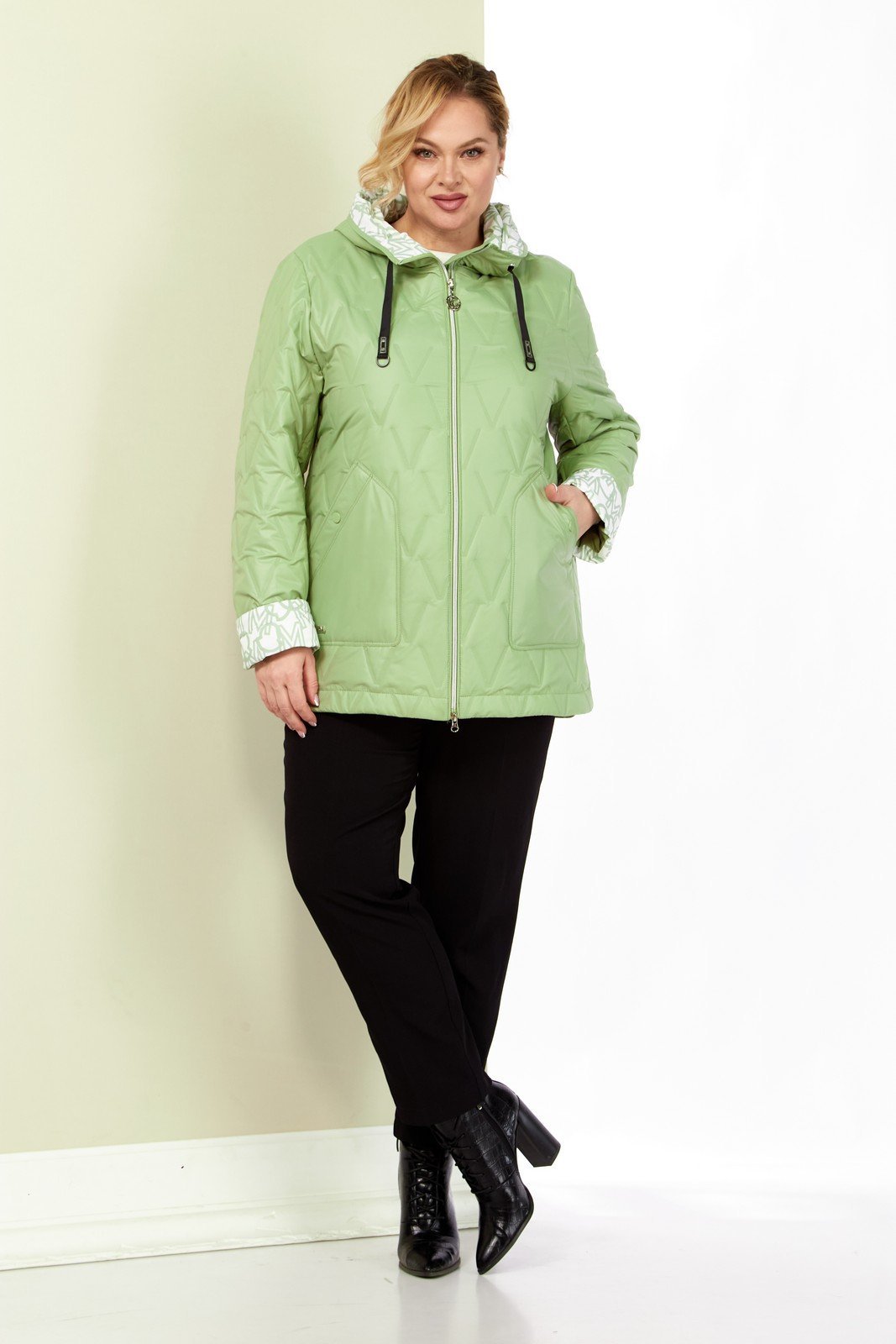 Куртка 2183 фисташковый Shetti купить в интернет магазине | в наличии